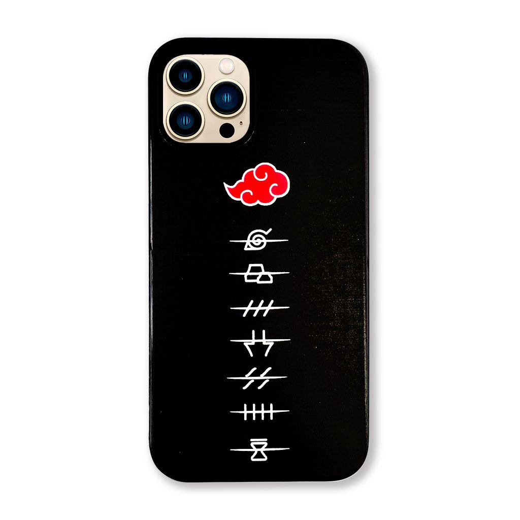 Iphone 13 Pro Naruto Red Cloud Akatsuki Clan 3D Printed Case Cover ...